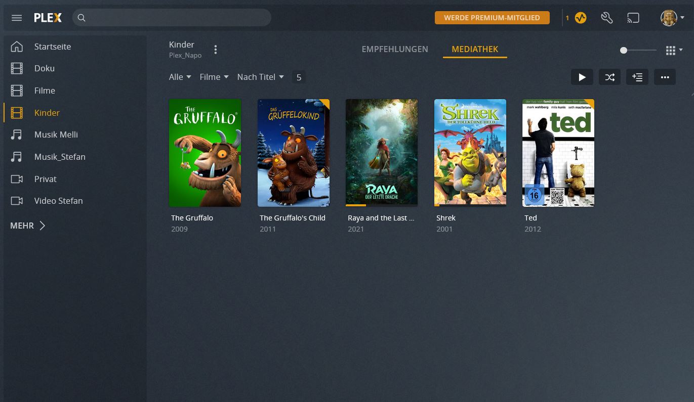 NapoWeb Plex Installation